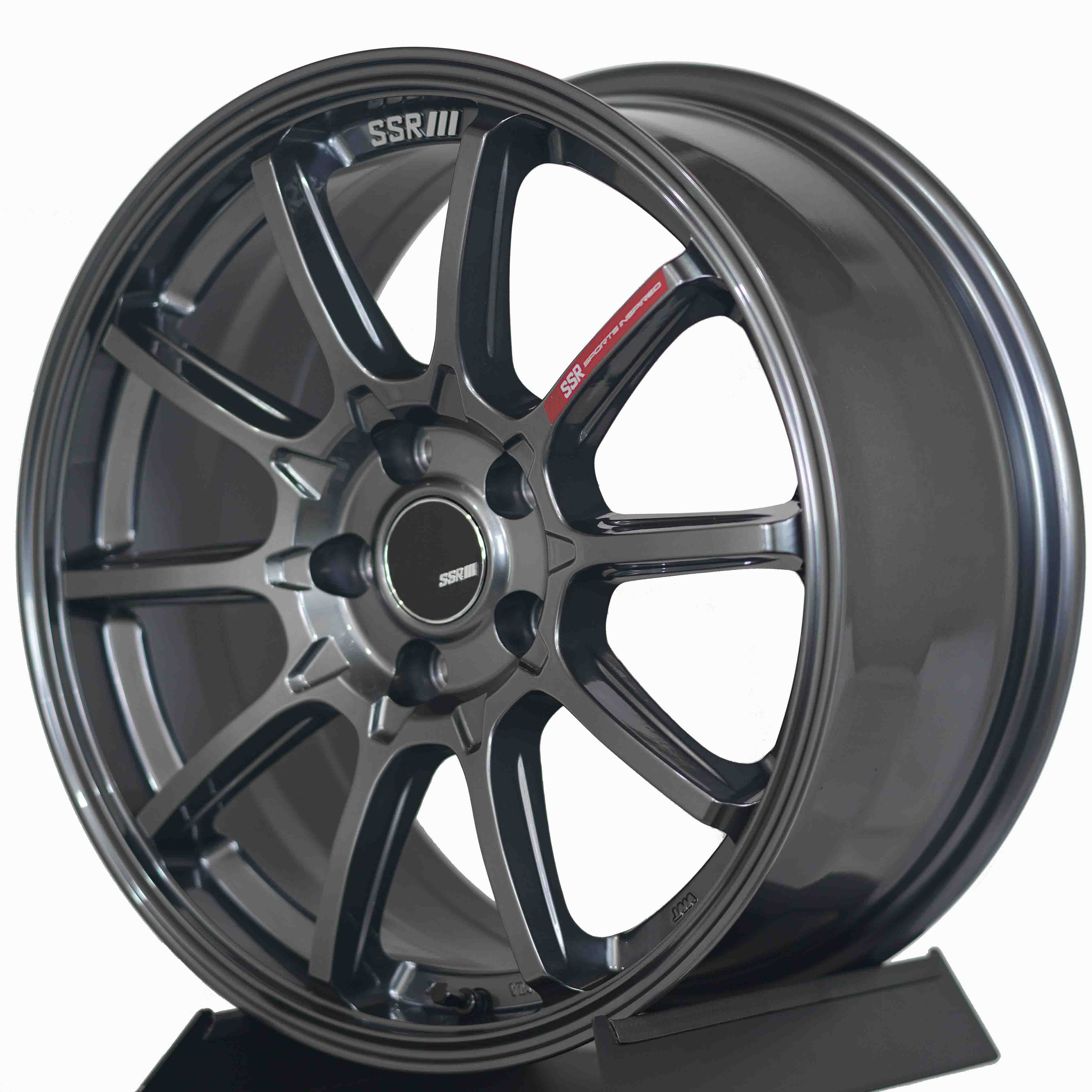 【頂尖】全新 SSR鋁圈 GTV05 亮灰 8J 5X114.3/5X112 ET40/5X108 ET38 旋壓鋁圈 | 蝦皮購物