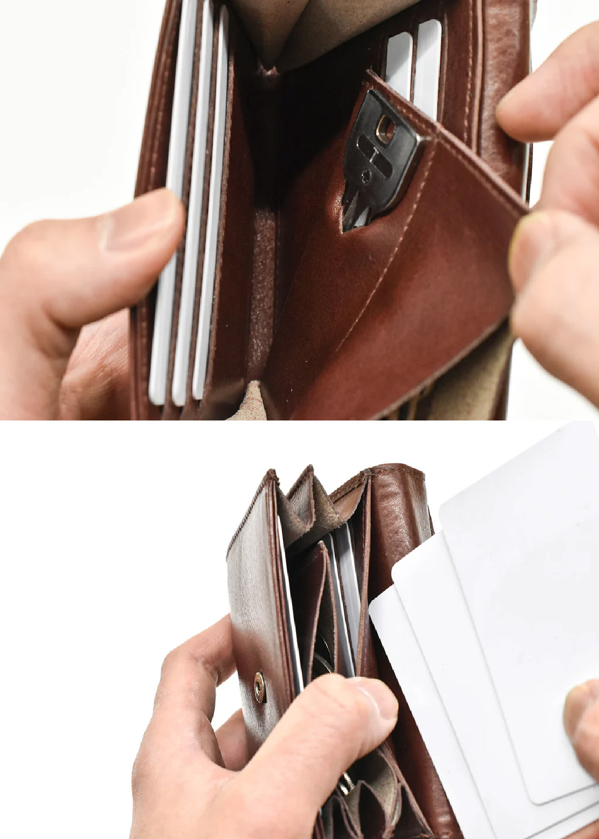 Lilly 雙折式皮夾 義大利皮革 迷你錢包 收納鑰匙 系統收納 輕便薄型 日本直送 牛皮 聖誕節 TOW010 | 蝦皮購物