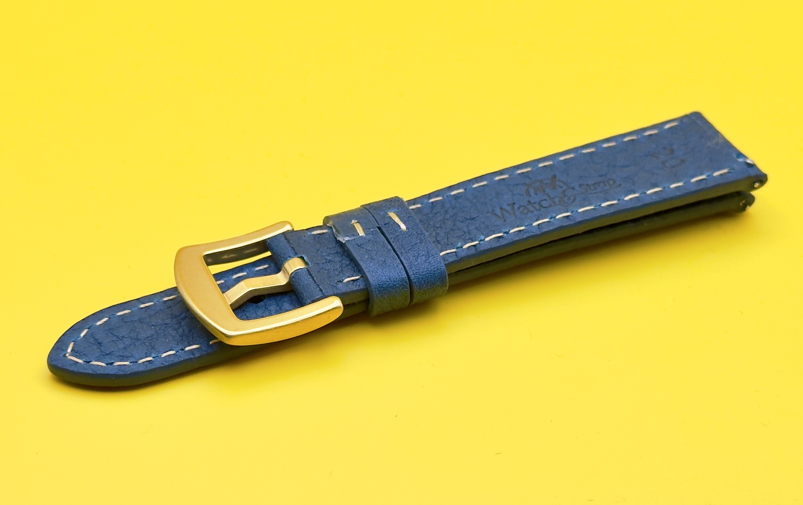 城市系列｜羅馬 普魯士藍 牛皮 英國 錶帶 Rome: Prussian Blue Leather UK Strap | 蝦皮購物