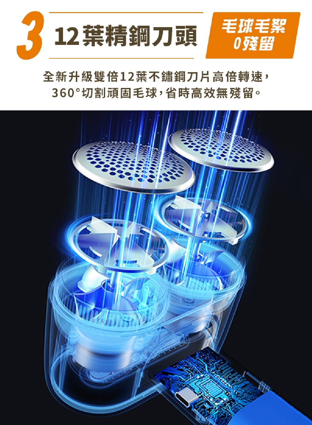 【原廠現貨免運】RICHMORE RIMO家用雙頭除毛球機 RI-0318｜大面積/12葉精鋼刀頭/藍光除菌淨螨 | 蝦皮購物