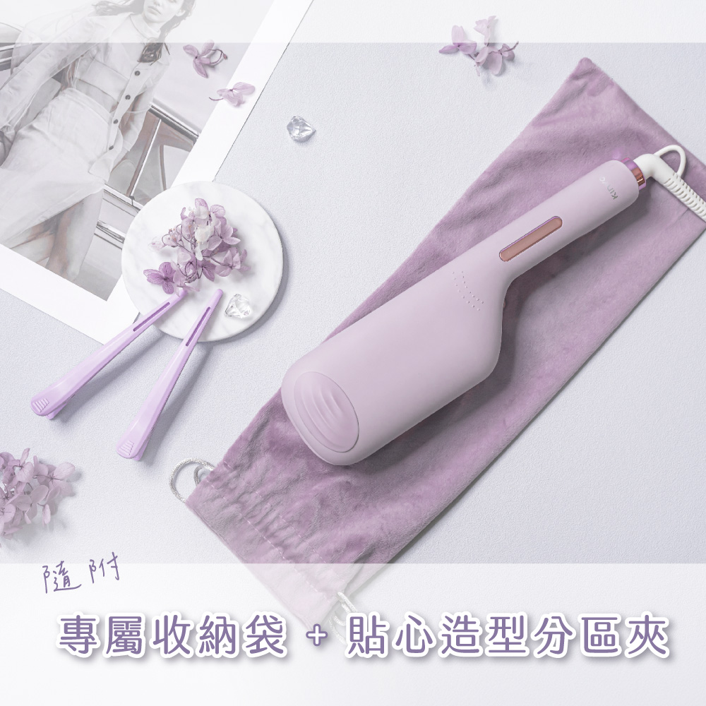 【KINYO】植感系丁香波波蛋捲夾｜水波紋蛋捲夾 32mm/電棒捲/捲髮棒/捲髮器/波波捲 直播用 | 蝦皮購物