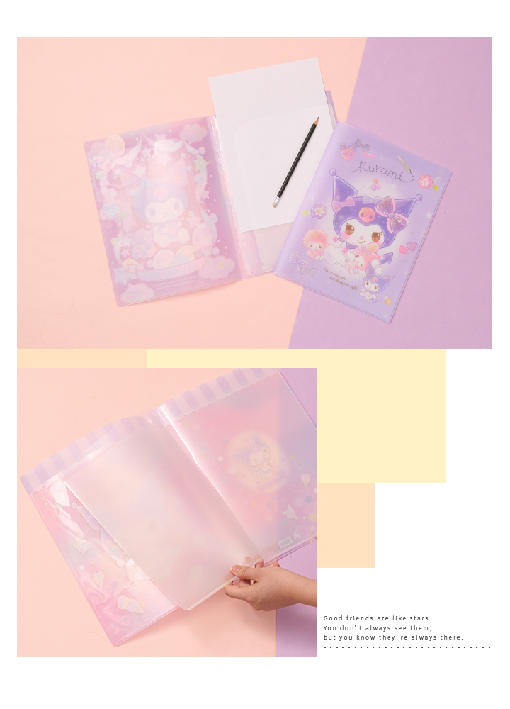 三麗鷗｜6入文件夾 酷洛米 資料夾 精裝文件夾 收納 辦公用品 NP541 | 蝦皮購物