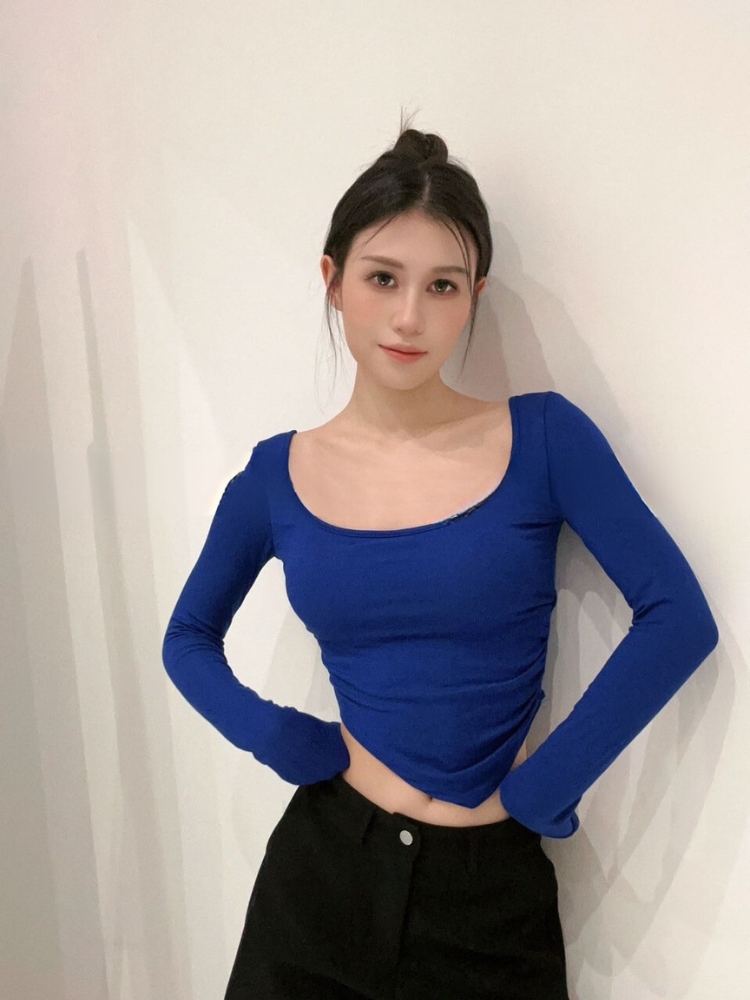 【POPPY.PP】親膚後U胸墊T恤/五色#AC69X2433 | 蝦皮購物