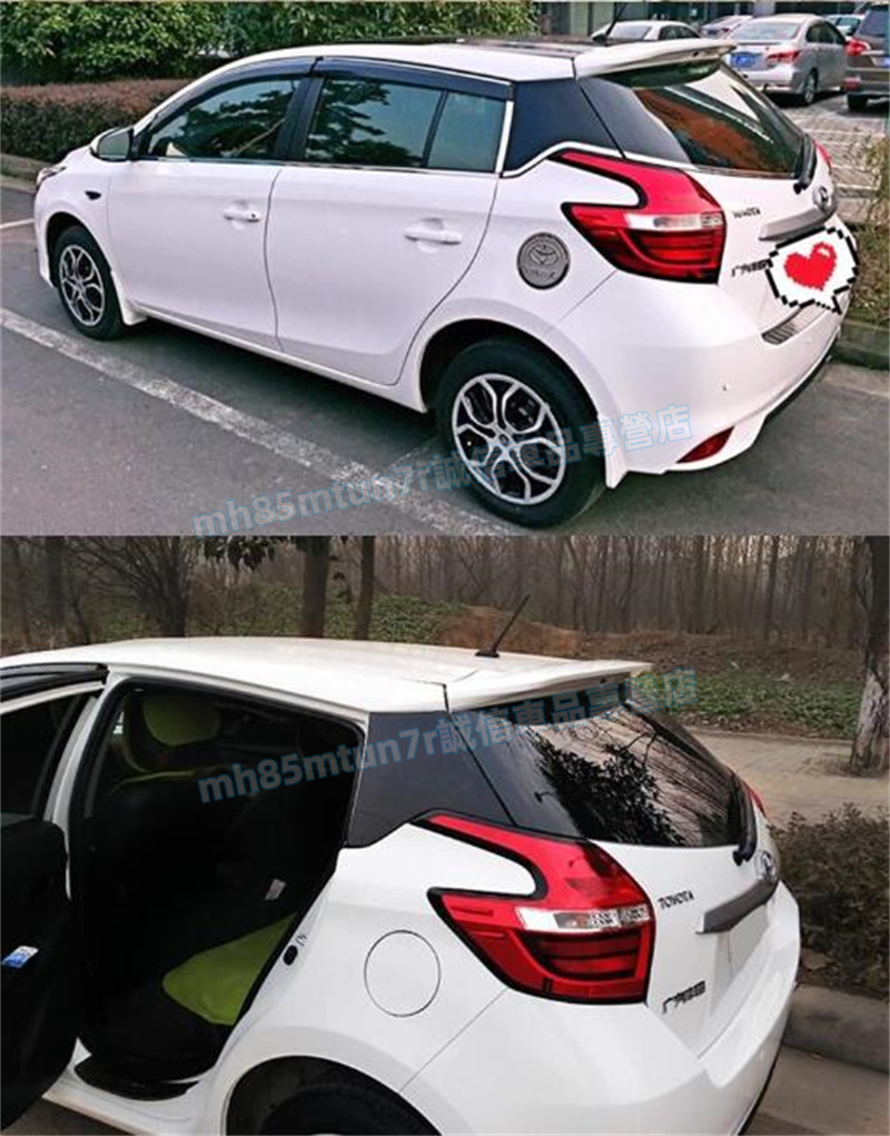 豐田 Yaris尾翼 14-17款Yaris專用烤漆頂翼 大鴨尾翼 免打孔定風翼改裝 大鴨烤漆尾翼 運動尾翼 改裝尾翼 | 蝦皮購物