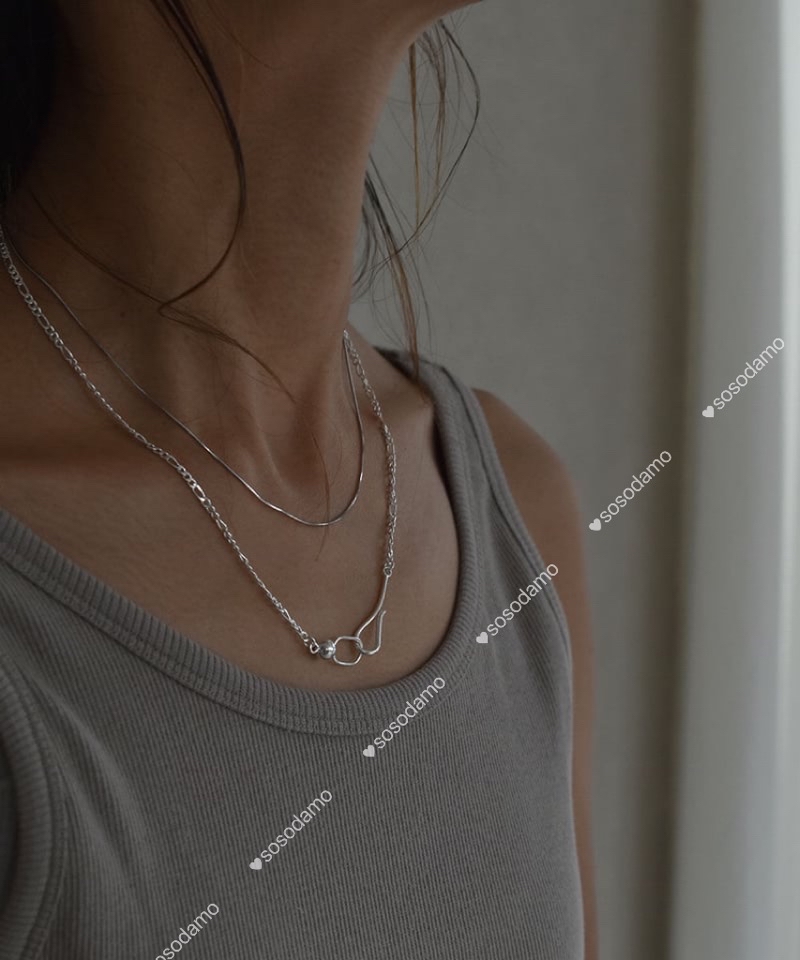 【金色24H出貨】出口日本 S925純銀 松本惠奈風氣質線條項鏈 鎖骨鏈 日牌飾品 配飾 銀飾 | 蝦皮購物