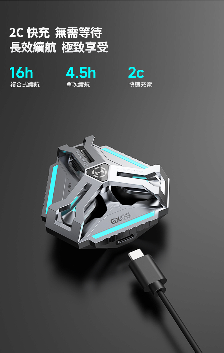 【EDIFIER】GX05 2.4G超低延遲電競耳機 搭配無線發射器 雙模式真無線耳機 藍牙耳機 RGB HECATE | 蝦皮購物