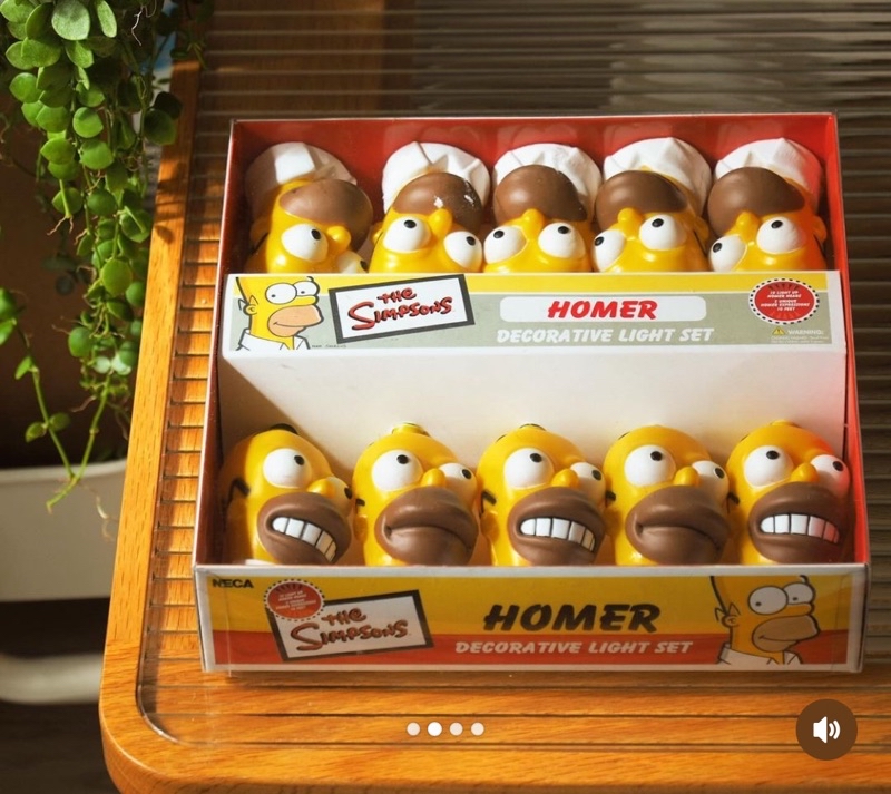 2002年 NECA The Simpsons 辛普森 荷馬 Homer 串燈 夜燈 | 蝦皮購物
