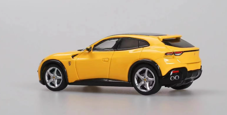 Funny Model 1:64 Ferrari FSUV 黃 | 蝦皮購物