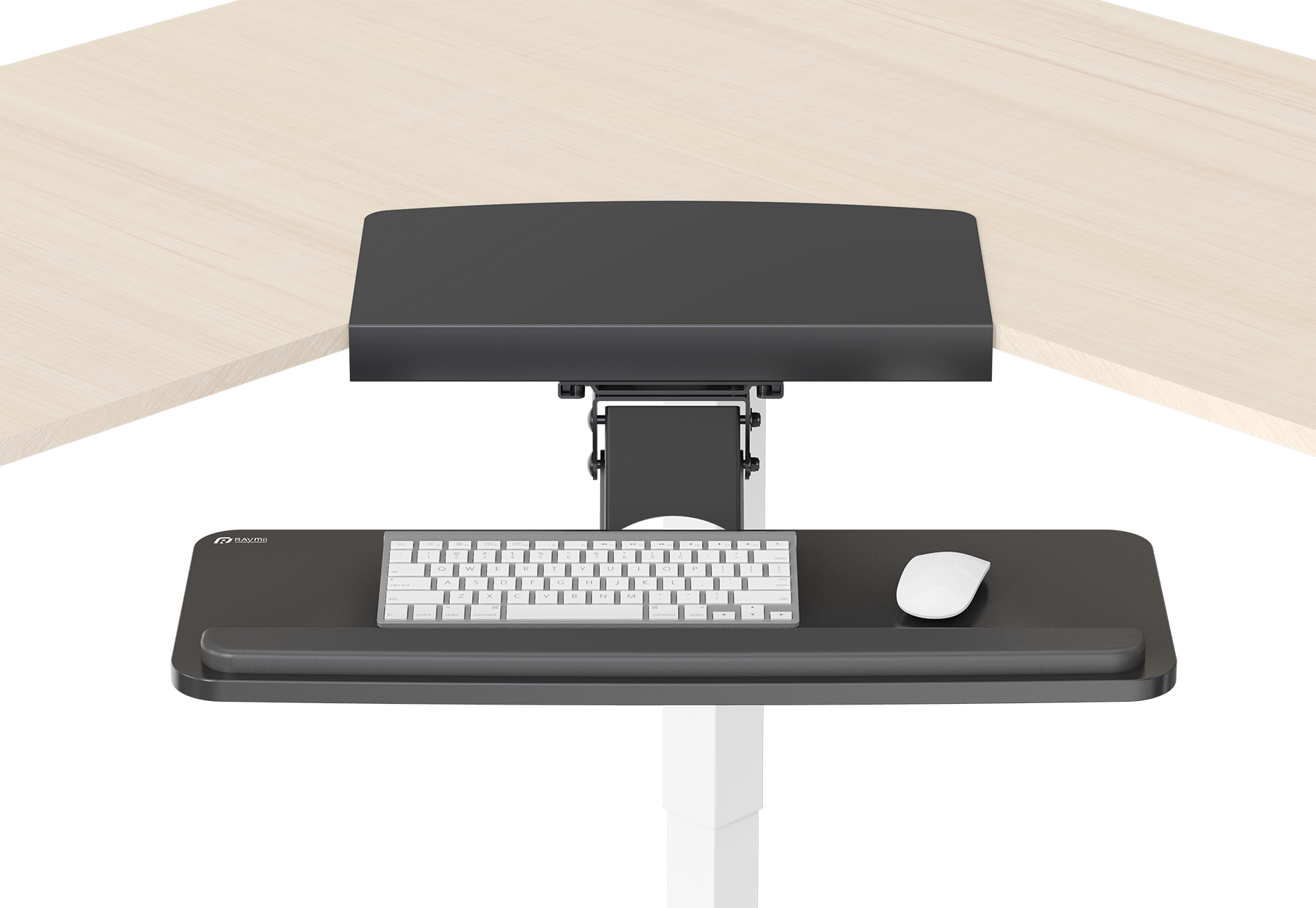 【瑞米 Raymii】OA-12 可升降傾斜旋轉鍵盤托架 轉角可用 鍵盤收納架 鍵盤收納抽屜 轉角可用 鍵盤收納架 | 蝦皮購物