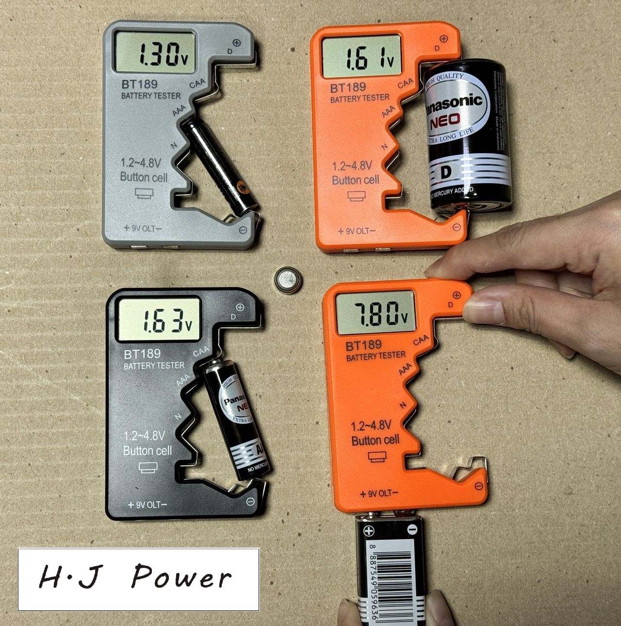 新款 (免裝電池) 電池測試儀 通用電池電量測試儀 相容於 DCN型 AA AAA 電池 鈕扣電池分析儀功率計電壓測試器 | 蝦皮購物