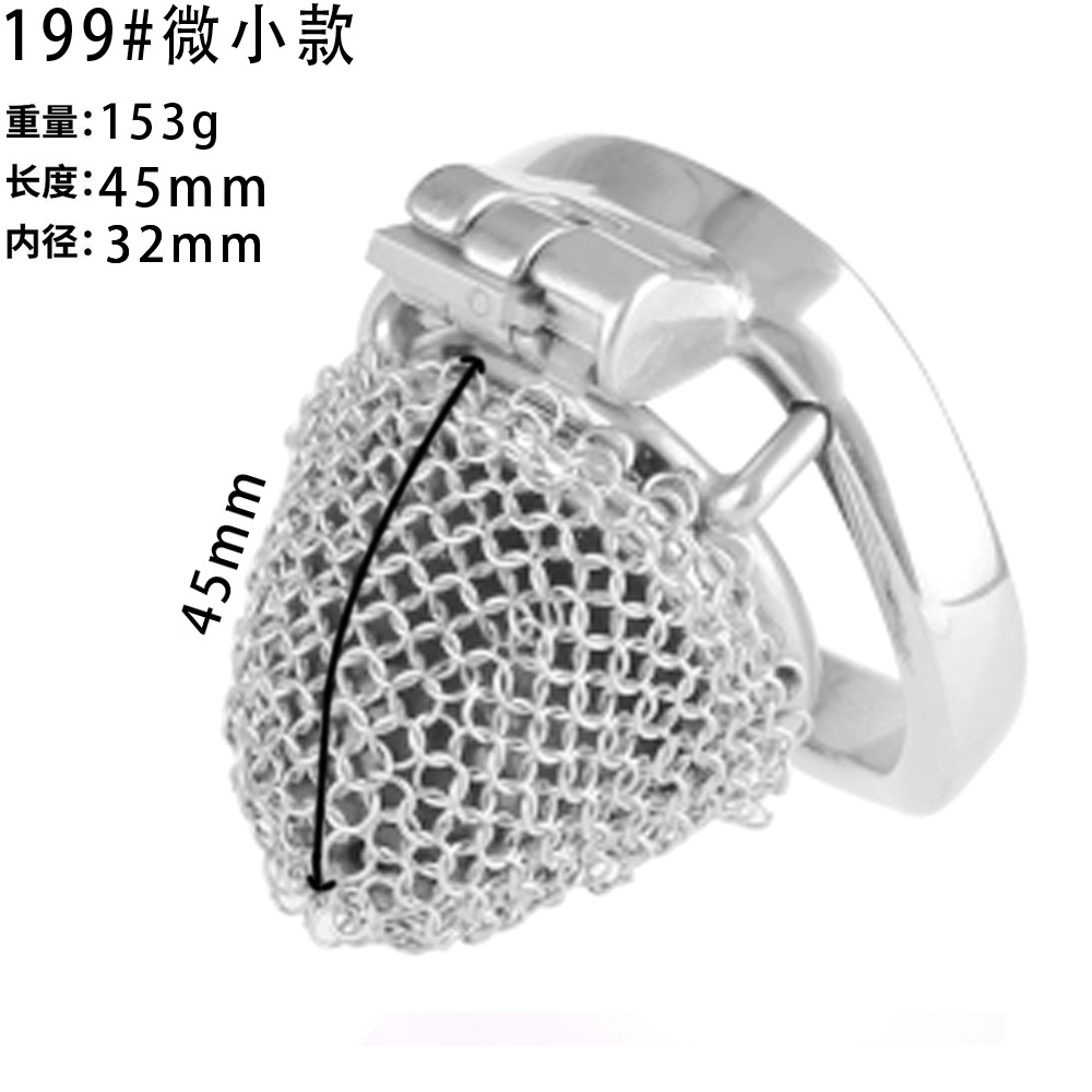 夢幻情趣 FRRK男用不銹鋼網狀貞操鎖光滑輕便防逃脫控慾陰莖鎖成人情趣用品 貞操鎖 陰莖鎖 陽具鎖 JJ籠子 陰囊束縛 | 蝦皮購物