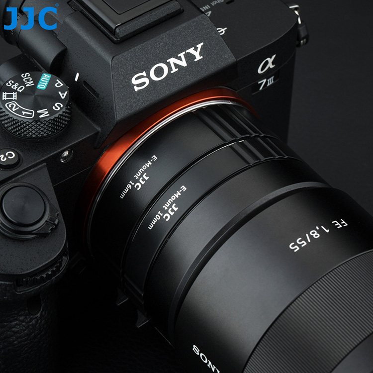 又敗家JJC副廠Sony自動對焦10mm+16mm近攝環AET-SES(II)適索尼E/EF卡口鏡頭接寫環放大微距轉接環 | 蝦皮購物