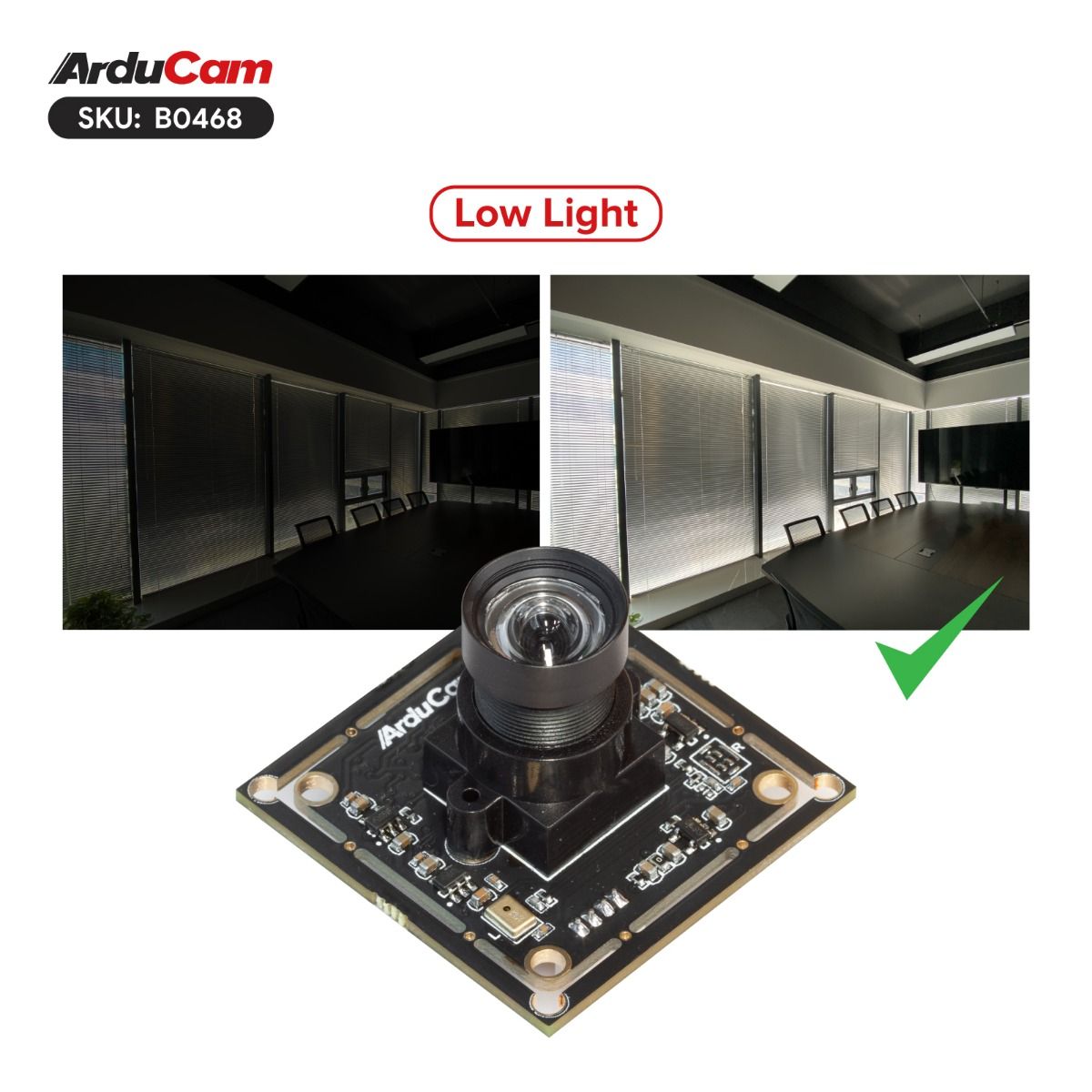 Arducam 1080P Low Light Low Distortion USB Camera Module | 蝦皮購物