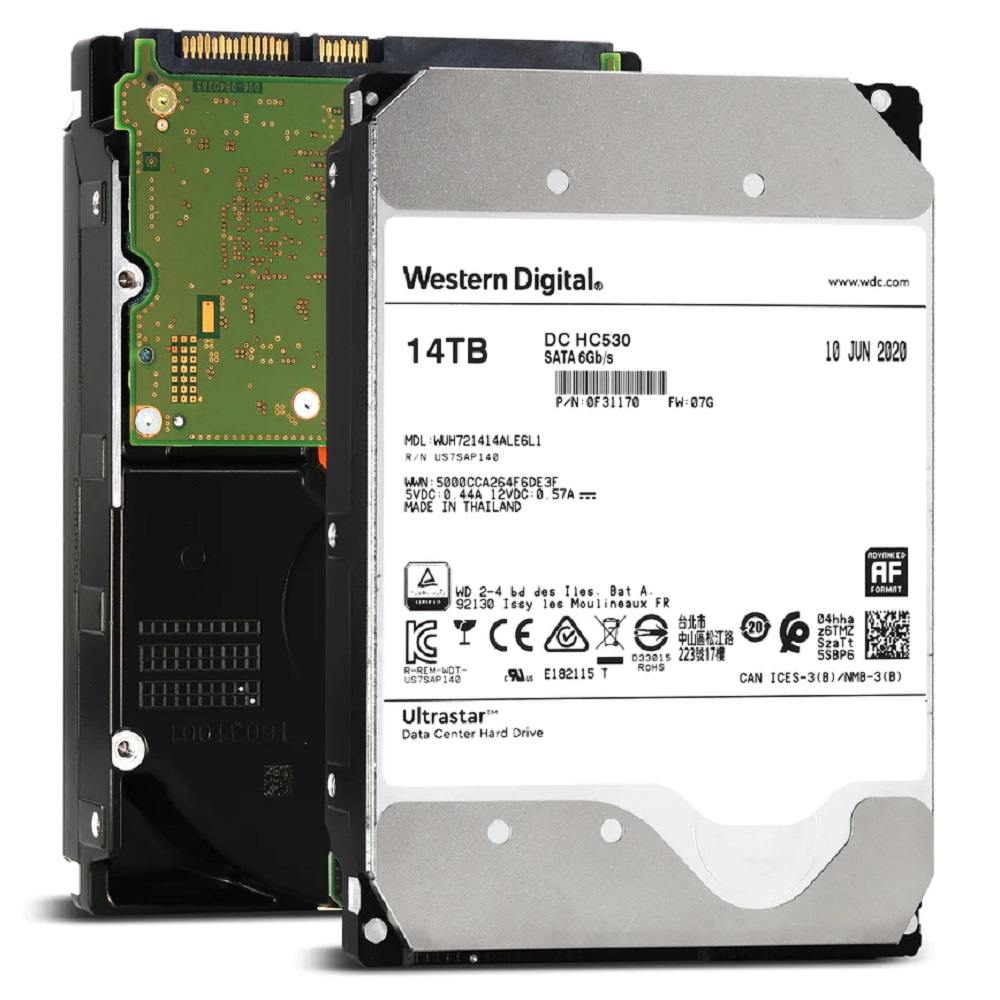 1年保固 WesternDigital Ultrastar WD HC530 14TB WUH721414ALE6L4 | 蝦皮購物