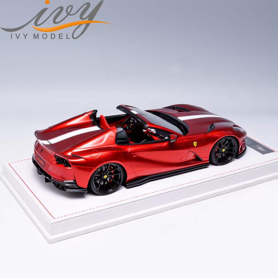 【模例】IVY Merit 1/18 Novitec Ferrari 812 GTS 香港紫 金屬紅 | 蝦皮購物