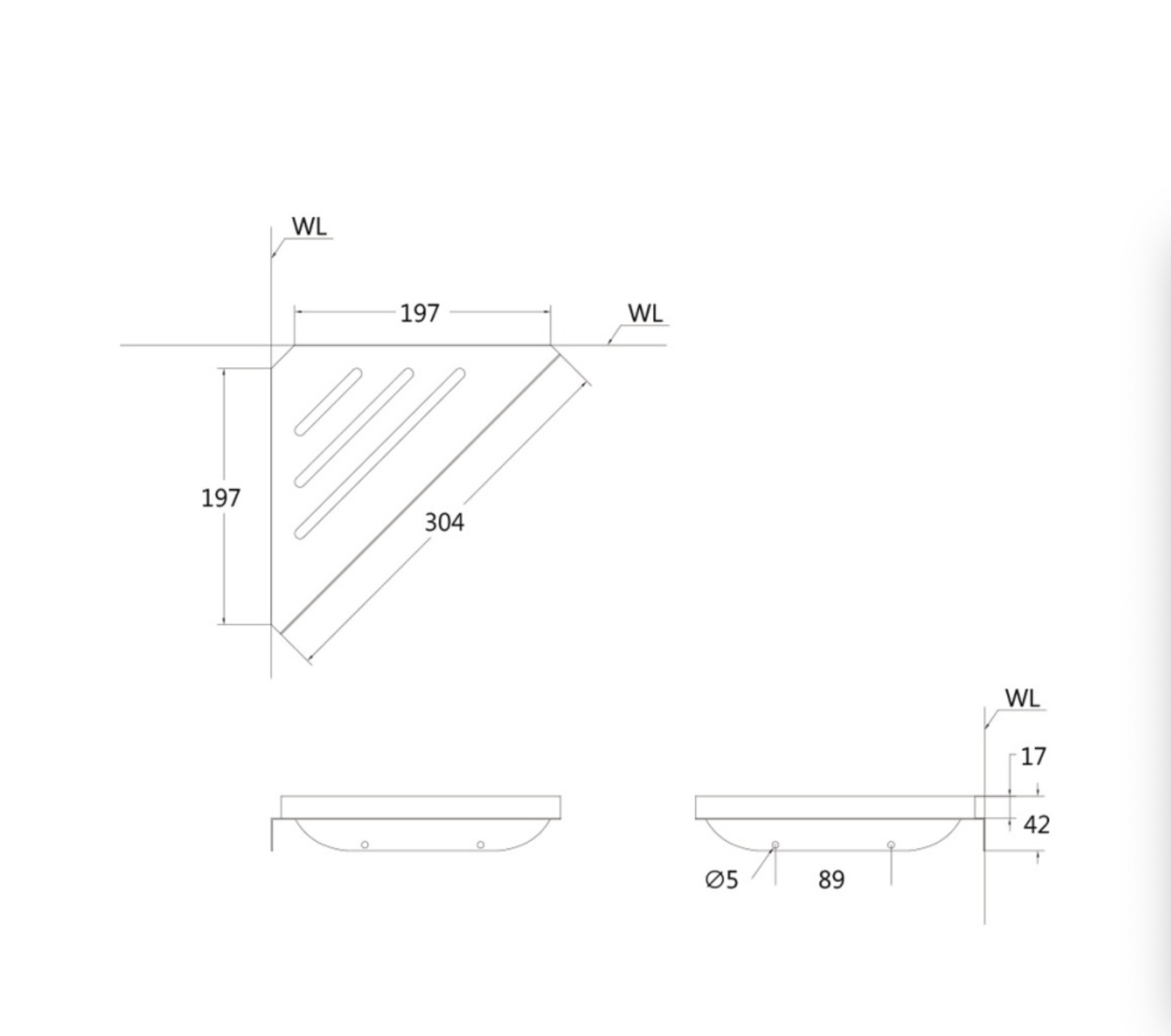 Caesar 凱撒 Q6314PG 轉角置物架 304不鏽鋼 PVD金 浴室配件 置物架 轉角架 平台架 | 蝦皮購物