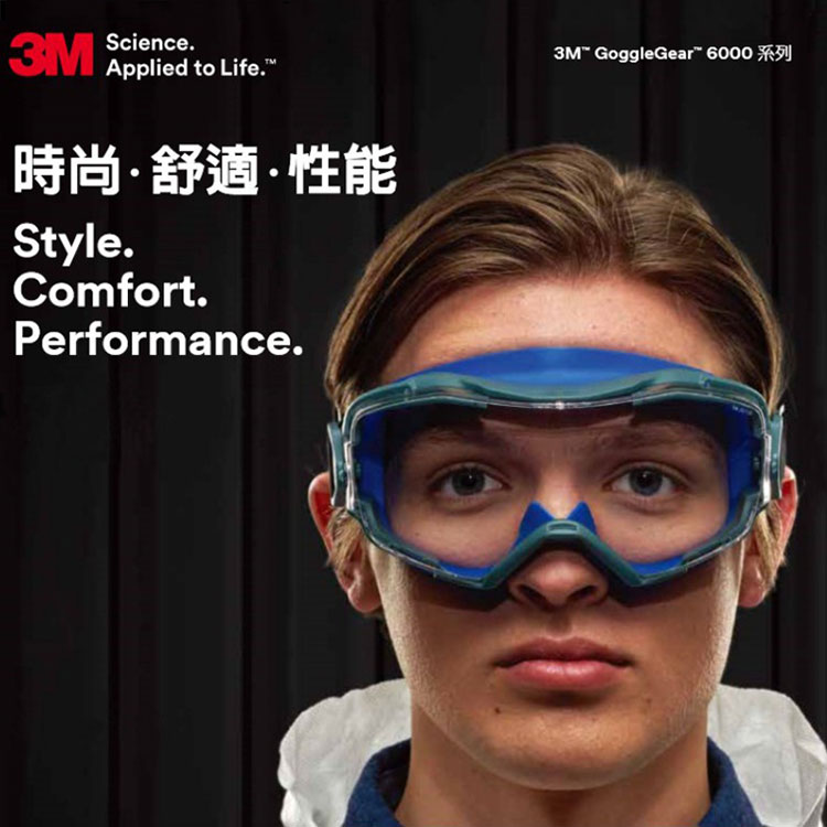 3M 抗刮防霧護目鏡 GG6001NSGAF 可內戴眼鏡 | 蝦皮購物