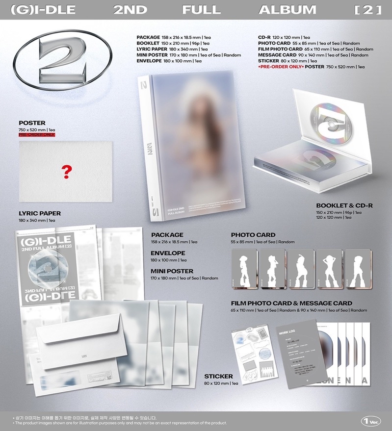 韓居🇰🇷現貨火速衝出🔥獨家禮⭐️ （G)I-DLE gidle dle idle - VOL.2 [2] 正規二輯 專輯 | 蝦皮購物