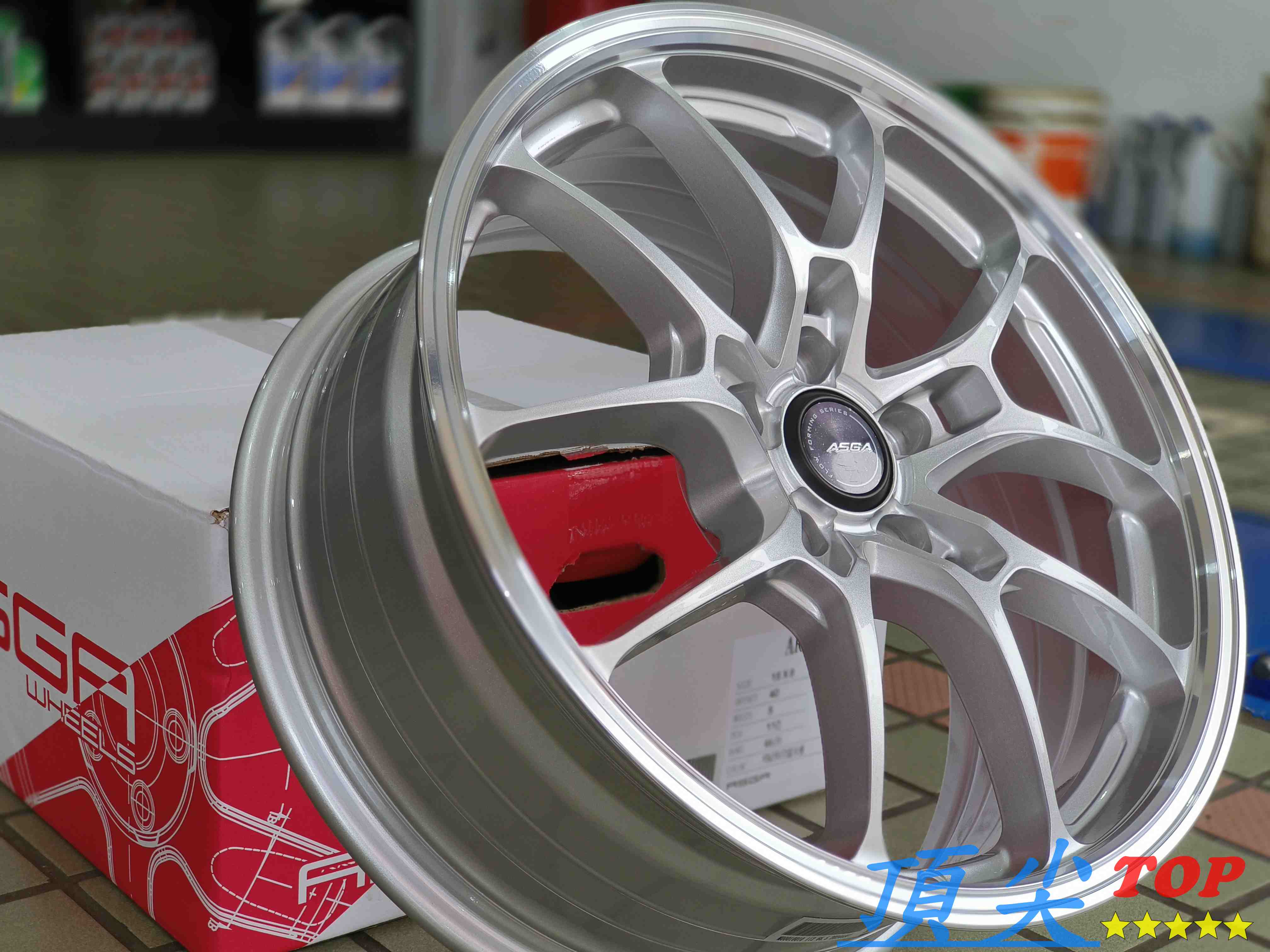 【頂尖】全新 ASGA鋁圈 ARF15 類G025LC 銀色 /車面銀 18吋旋壓鋁圈 8J 5X114.3/5X112 | 蝦皮購物