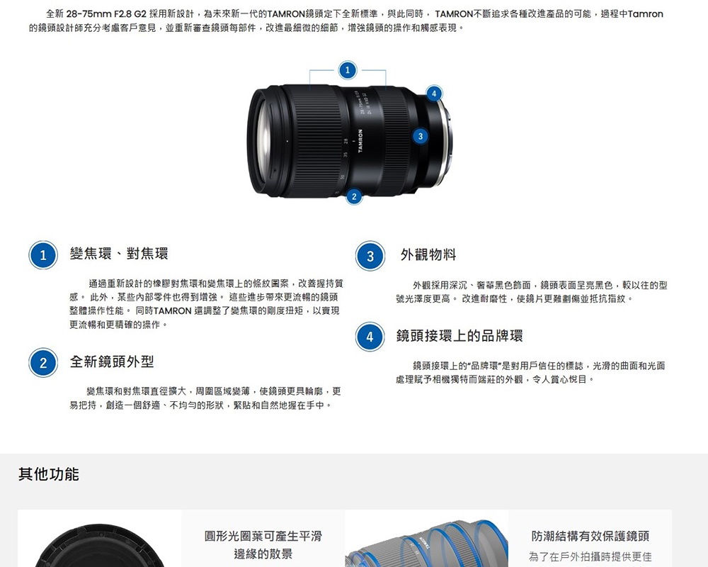 【國王商城】TAMRON 28-75mm F2.8 DiIII VXD G2 A063 (俊毅公司貨) For Z接環 | 蝦皮購物