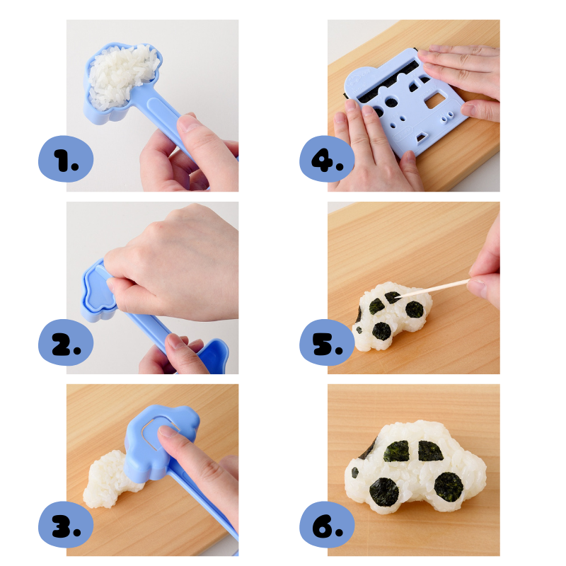 【生活選物】日本ARNEST 車子 電車 迷你 海苔 飯糰 壓模 DIY | 蝦皮購物