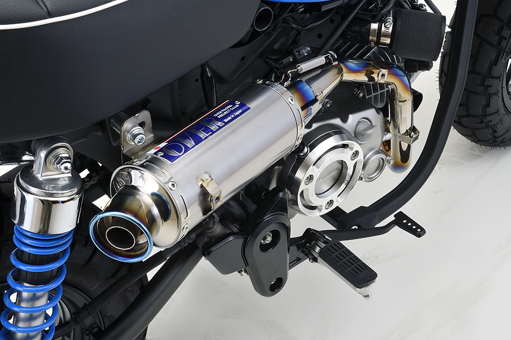 【安全屋】日本 OVER Racing Monkey125 NL 全鈦合金 全段排氣管 JB02 JB03 原廠防燙蓋 | 蝦皮購物