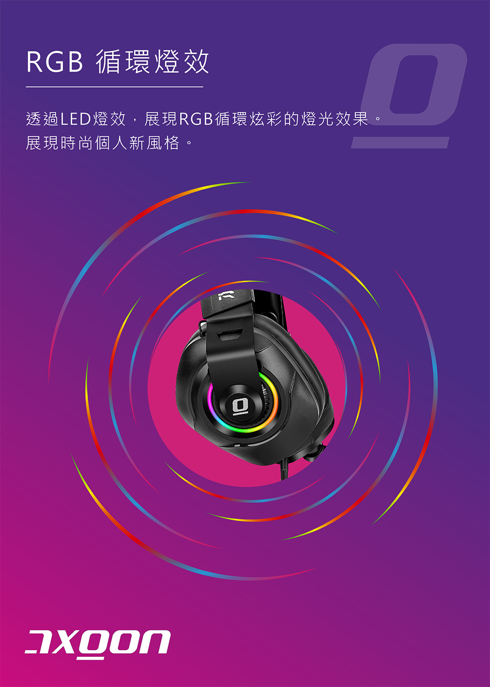 AXGON AXGH1V1 沉浸式遊戲耳機 環繞聲道可調式麥克風 | 蝦皮購物