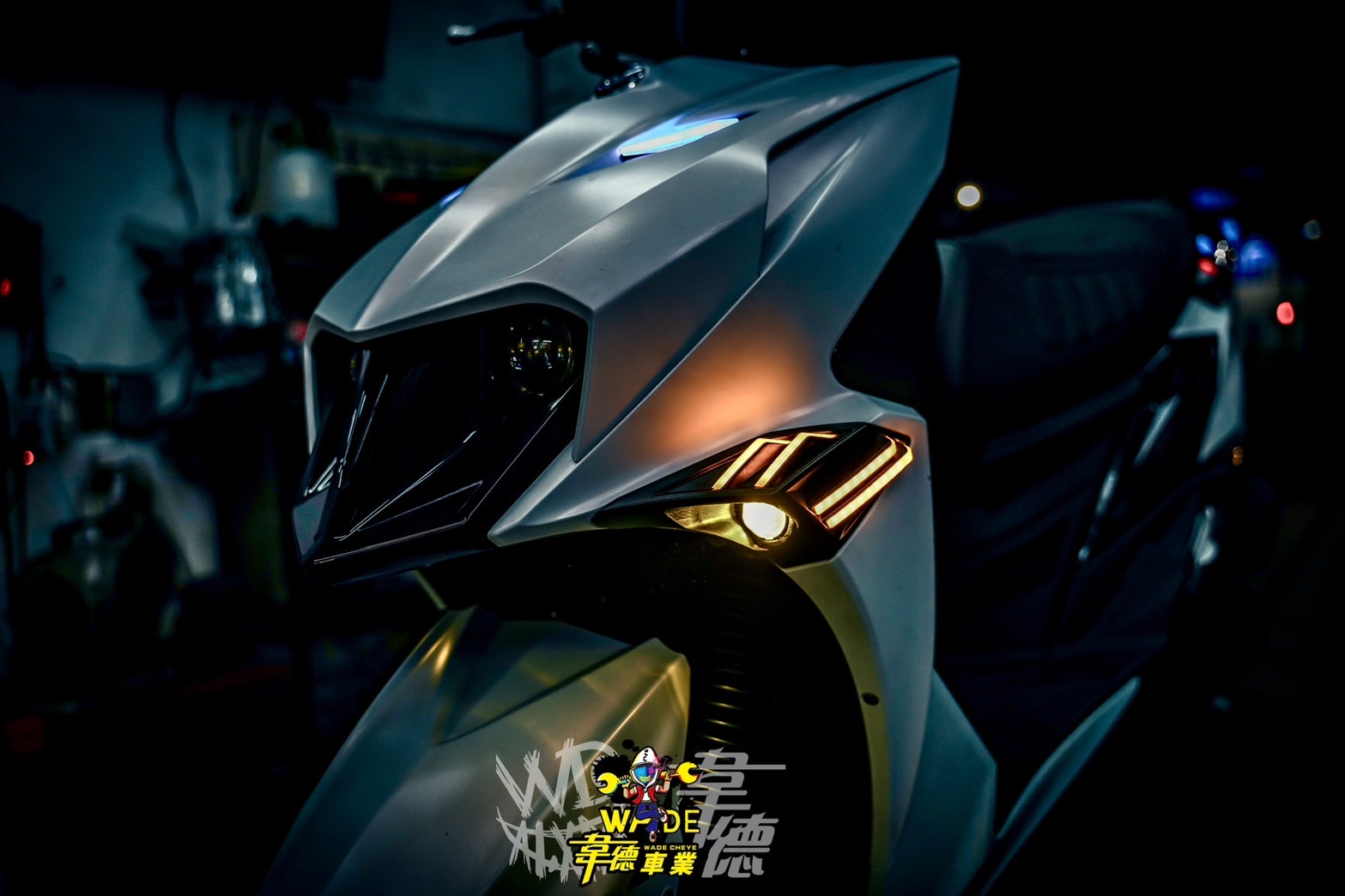 韋德機車精品 預購 CTH亂莊工坊 J-ONE魔爪方向燈 方向燈 日行燈 霧燈 三合一整合 適用JETS SR SL + | 蝦皮購物