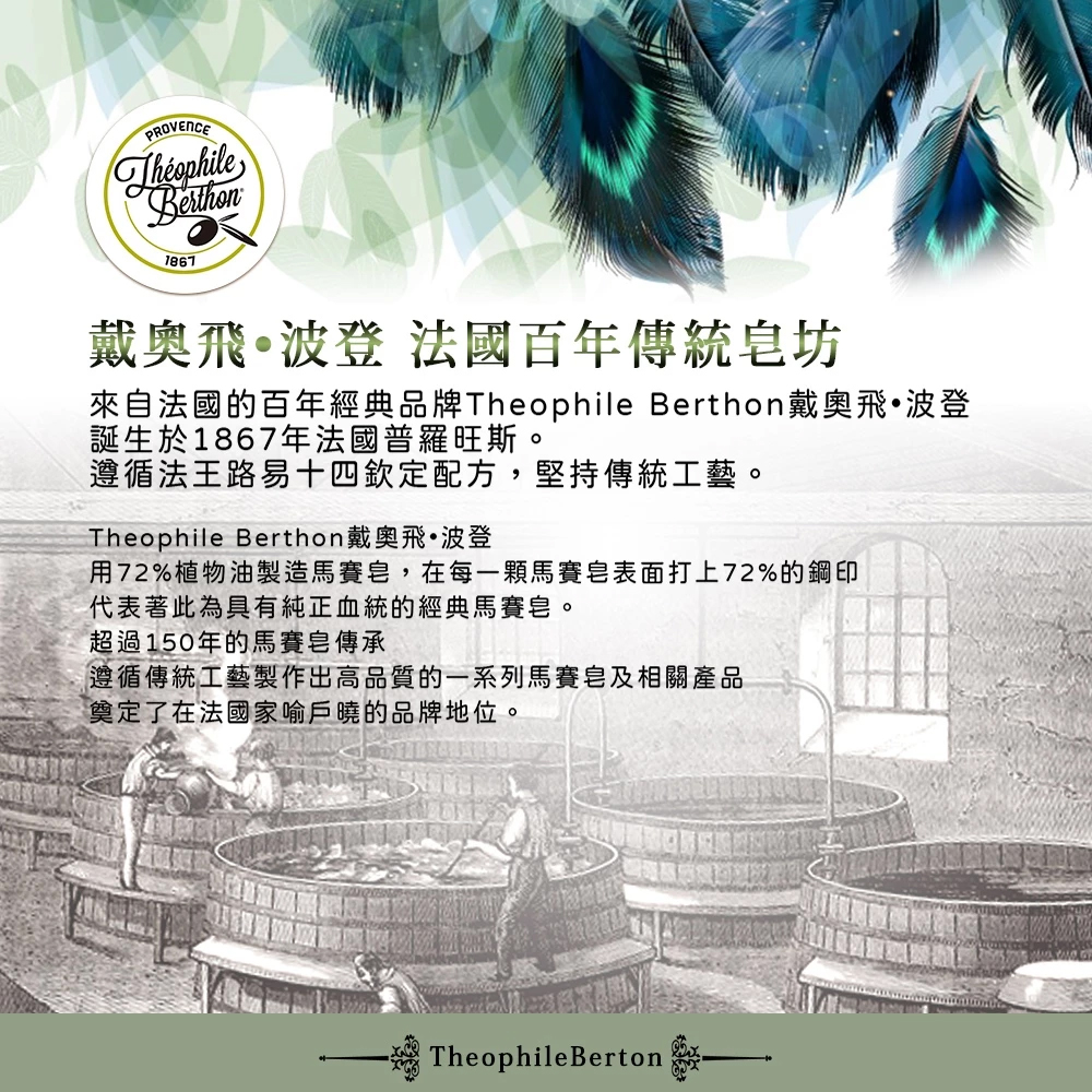 【現貨】法國 Theophile Berthon 方塊馬賽皂 戴奧飛波登 橄欖油馬賽皂 忍冬 薰衣草-YES美妝 | 蝦皮購物
