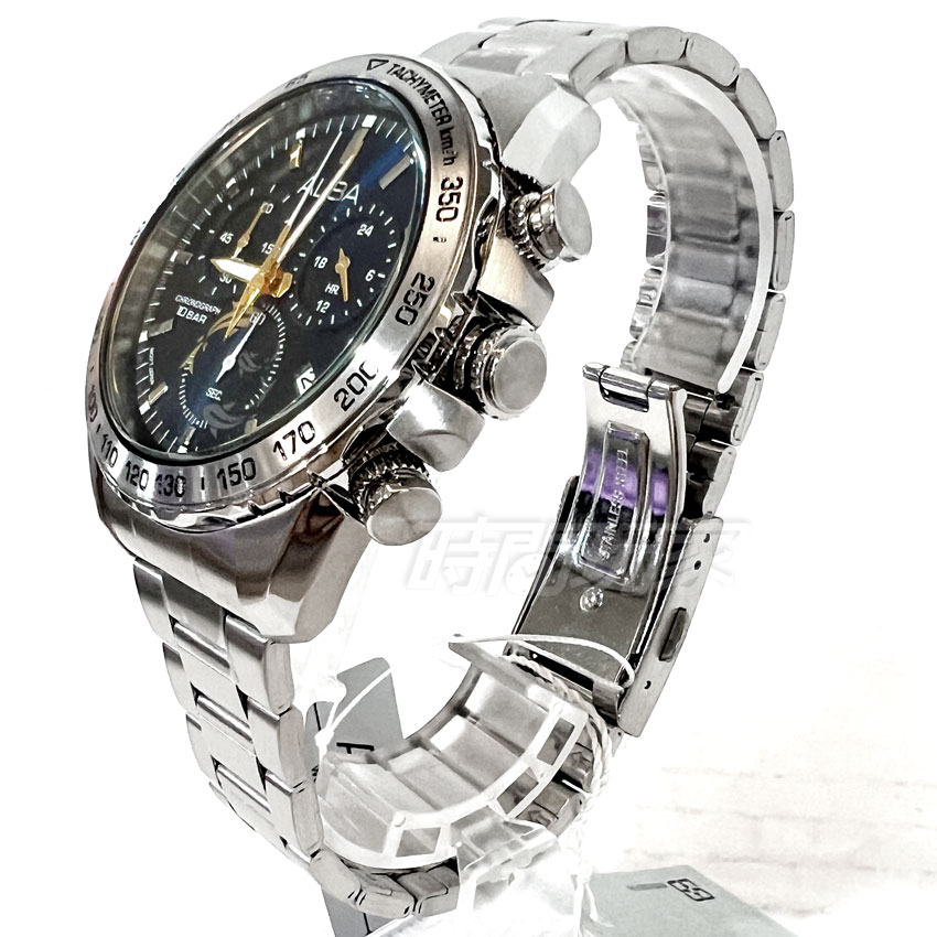 ALBA 雅柏錶 海洋 原價5800 三眼錶 AX7013X1 計時碼錶 不鏽鋼 AX7015X1 男錶【時間玩家】 | 蝦皮購物