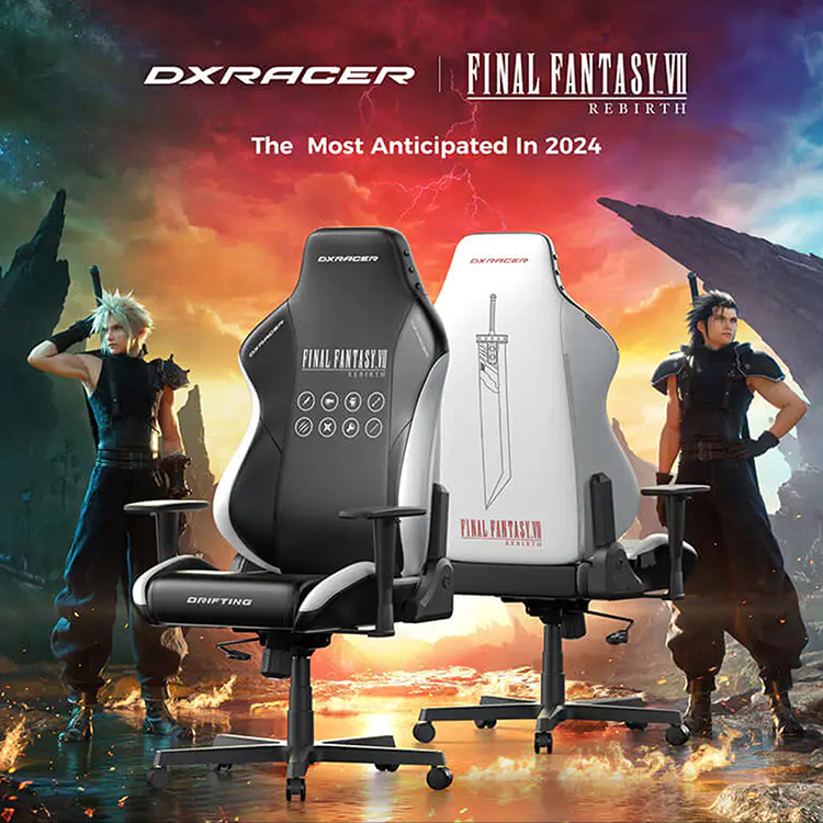 ※售完 DXRACER FF7R 電競賽車椅 (太空戰士VII重生/黑白皮面) | 蝦皮購物