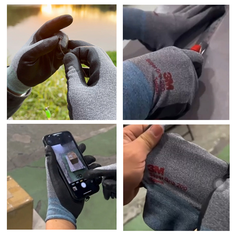 3M Super Grip 200 可觸控 超級丁腈泡沫塗層手套 | 蝦皮購物