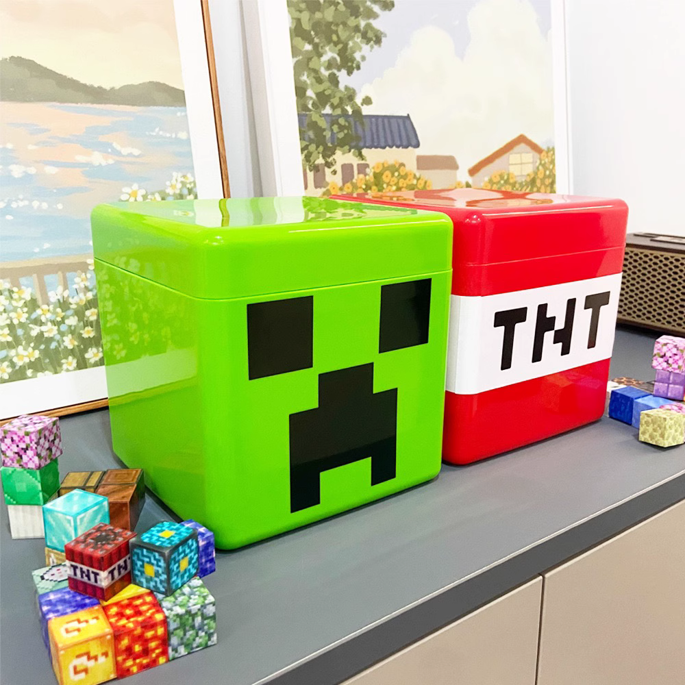 【DADISM嚴選】《台灣現貨》麥塊 收納箱 整理箱 minecraft 收納盒 我的世界 玩具 收納 toy 麥塊玩具 | 蝦皮購物
