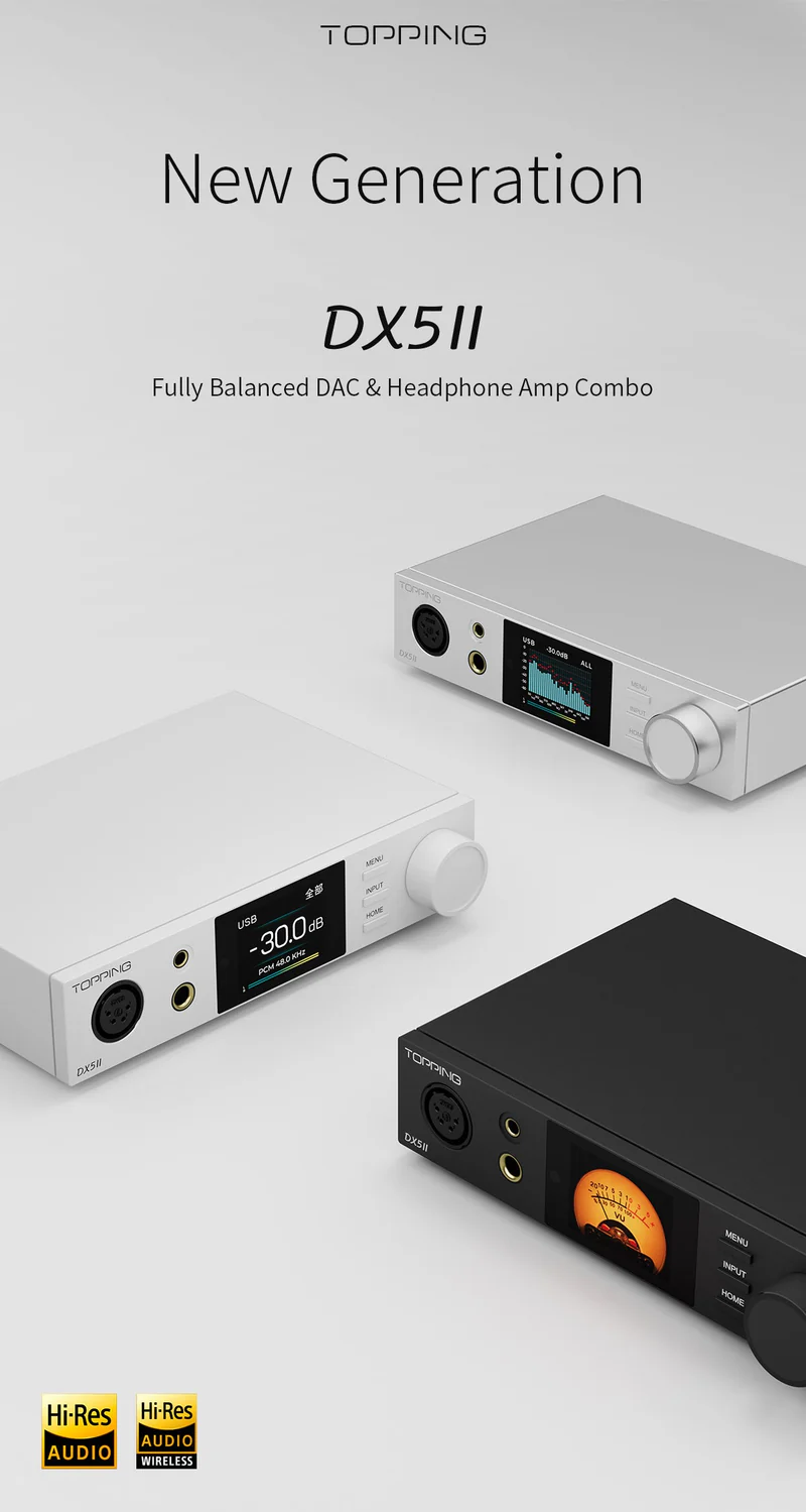 『我實驗了有效』免運費 TOPPING 拓品 DX5 II DAC 耳擴 一體機 音效卡 解碼 Hi‑Res 9039Q | 蝦皮購物