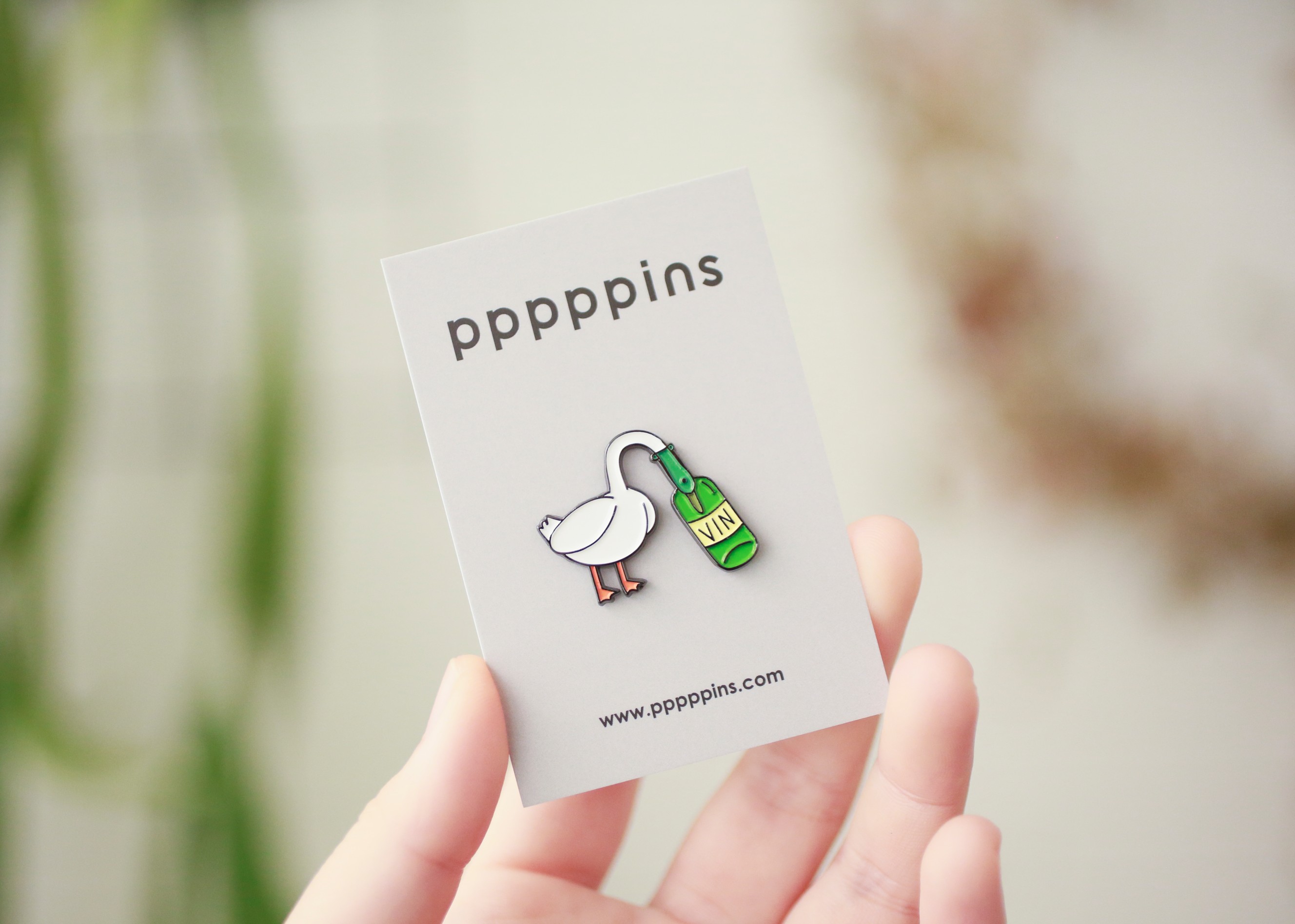 pppppins - Drunk Goose 醉鵝 琺瑯別針 | 蝦皮購物