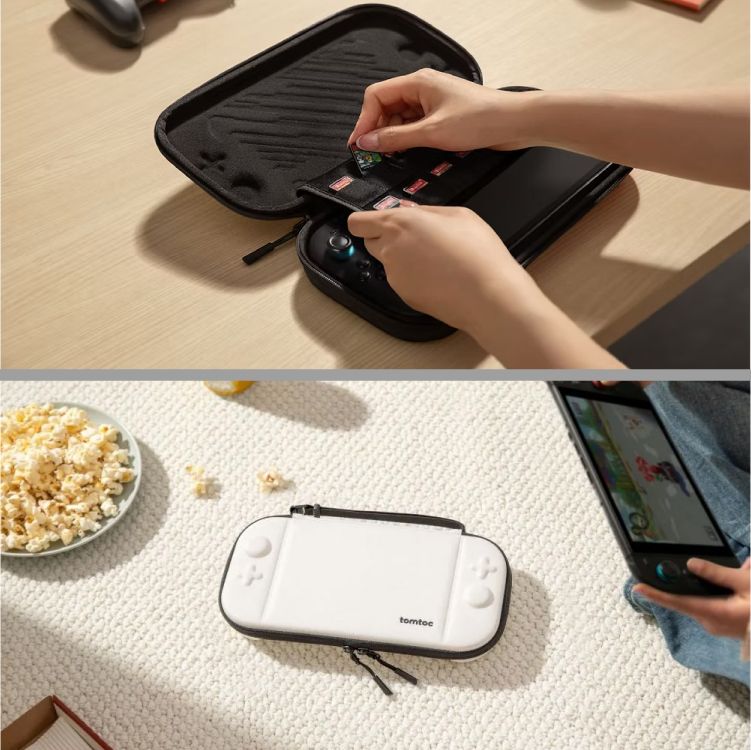 【NS2 任天堂】Tomtoc 玩家首選 Switch 2 / Switch OLED 主機收納包 硬殼包 軍規防摔 | 蝦皮購物