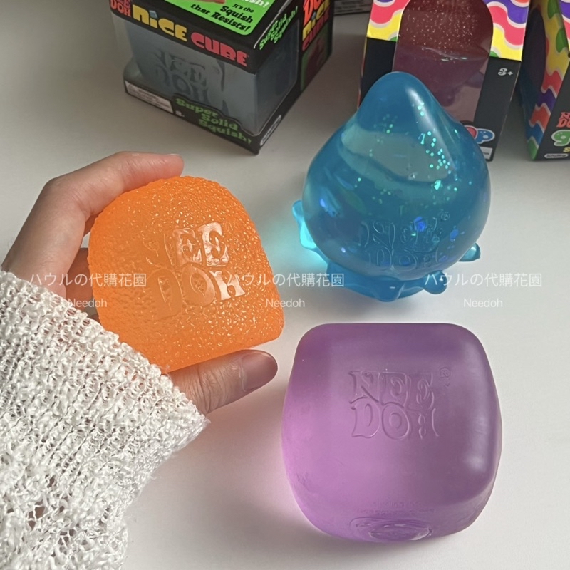【現貨+預購】Needoh 美國官方正品代購「ROSÉ同款」壓力球 成人減壓用品 gum drop nice cube | 蝦皮購物
