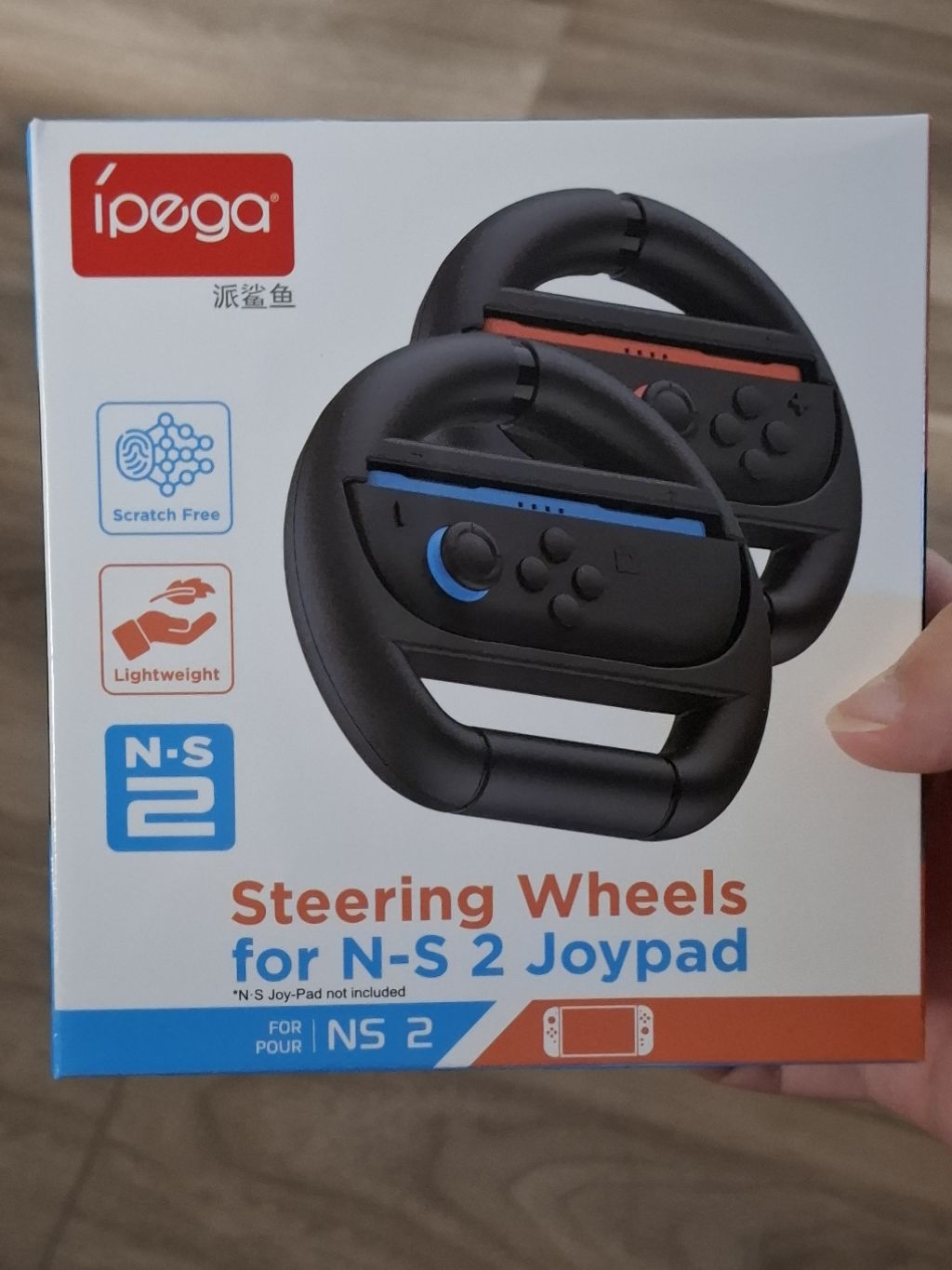switch2 副廠方向盤 ipega 派鯊魚 全新未拆封 套組附贈 馬力歐賽車 兩入組 | 蝦皮購物