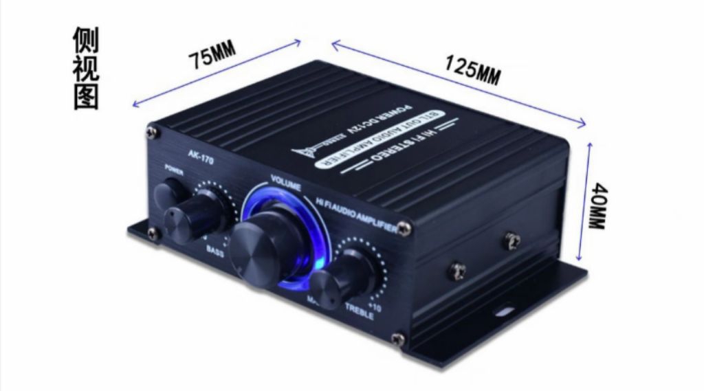 (09w) AK-170/160BT/BTS 功放機/桌面音響主機 DC12~14V供電~音質特優 | 蝦皮購物