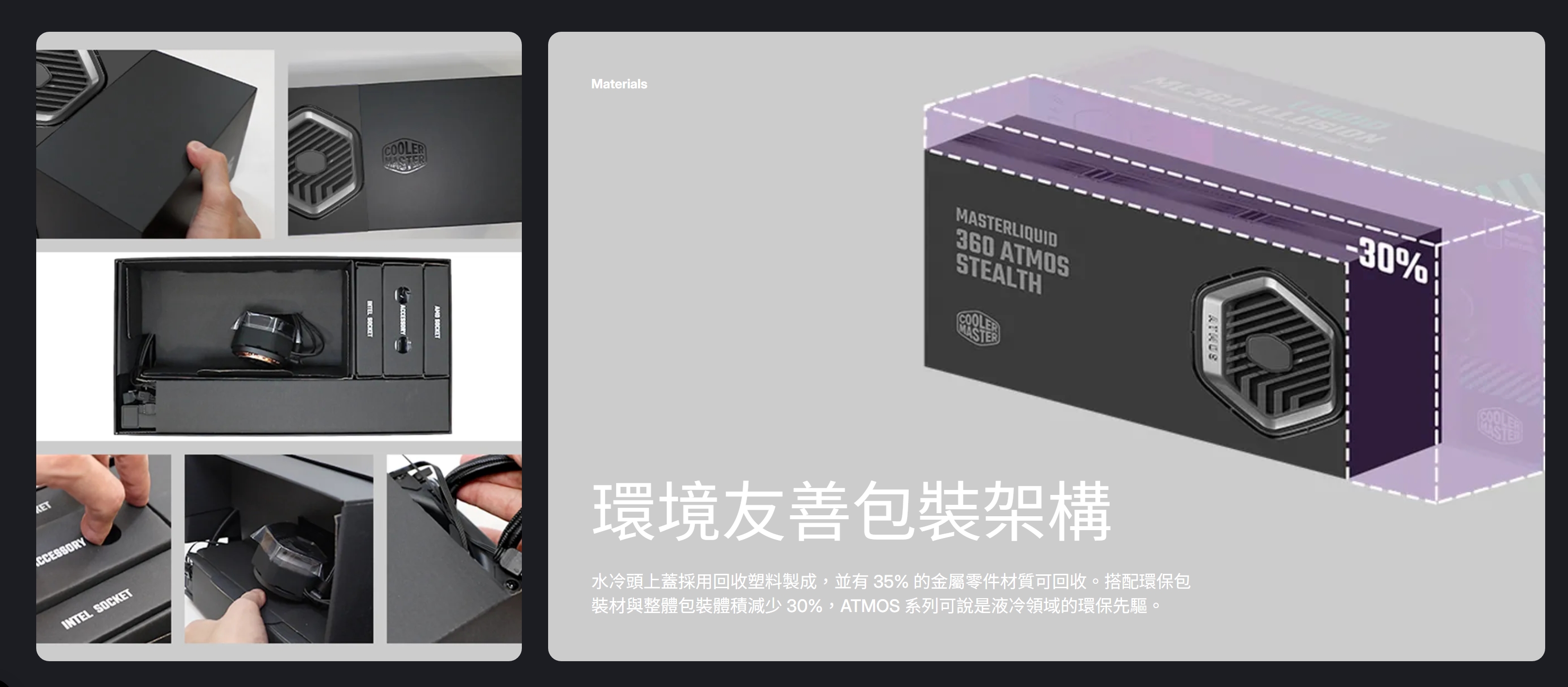 Cooler Master 酷碼 MASTERLIQUID ATMOS 240 / 360 Stealth 水冷散熱器 | 蝦皮購物