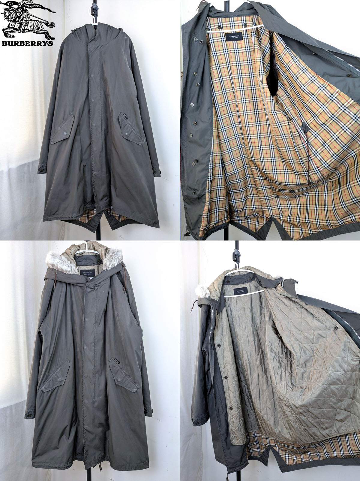 [SOLWAY BOOG]「超稀有」Burberry M-65 Parka「全配版」「Olive Grey」Mods風衣 | 蝦皮購物