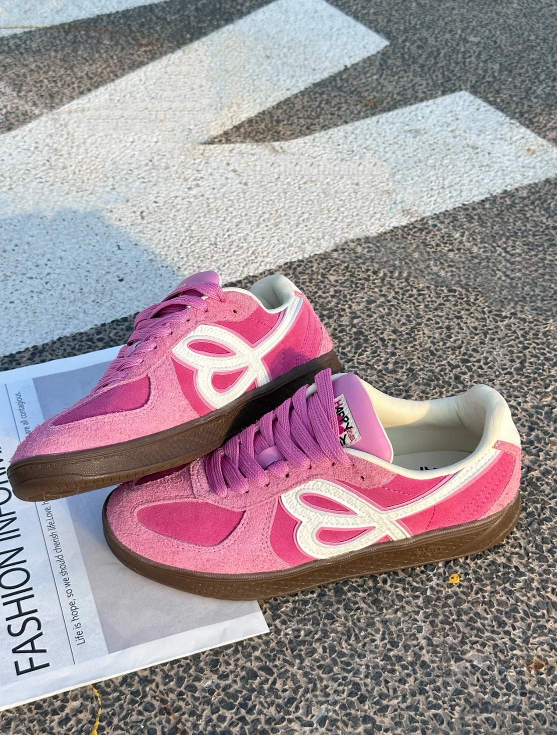 【GUBAN】AC-W101 WEFLOWER HBD x Flower 小花鞋 AESPA 同款 正品 平底鞋 | 蝦皮購物