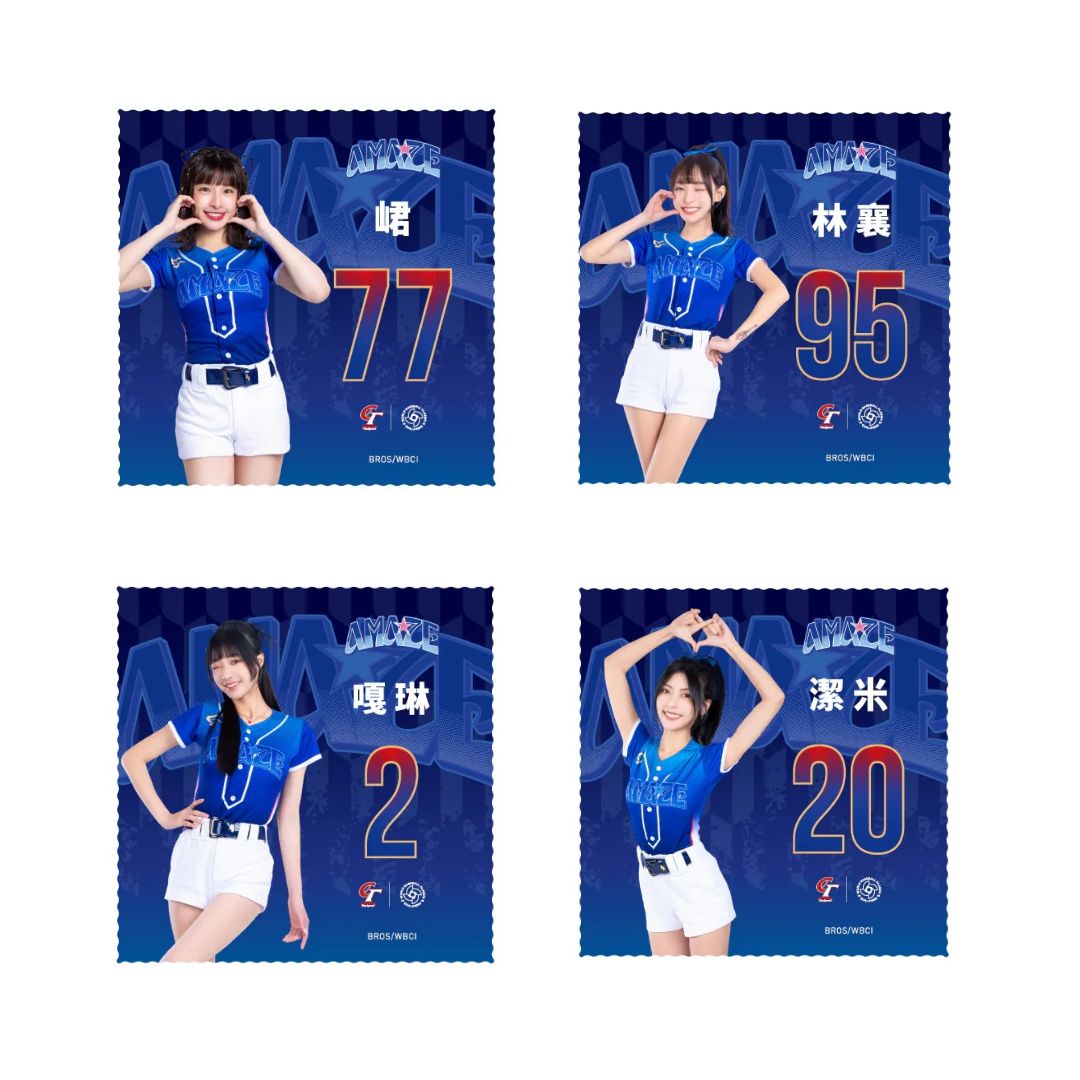 [WBCQ] CT AMAZE女孩眼鏡擦拭布 #棒球 #啦啦隊 #中華隊 | 蝦皮購物