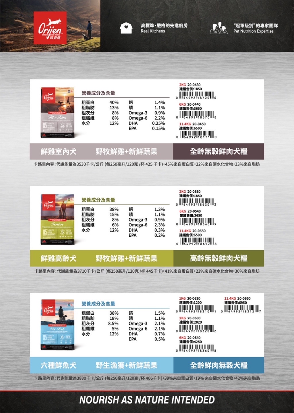💥送340g "3貓2館" Orijen Dog 歐睿健 6kg 11.4kg 犬無榖配方 鮮雞成犬 高齡犬 六種魚犬 | 蝦皮購物