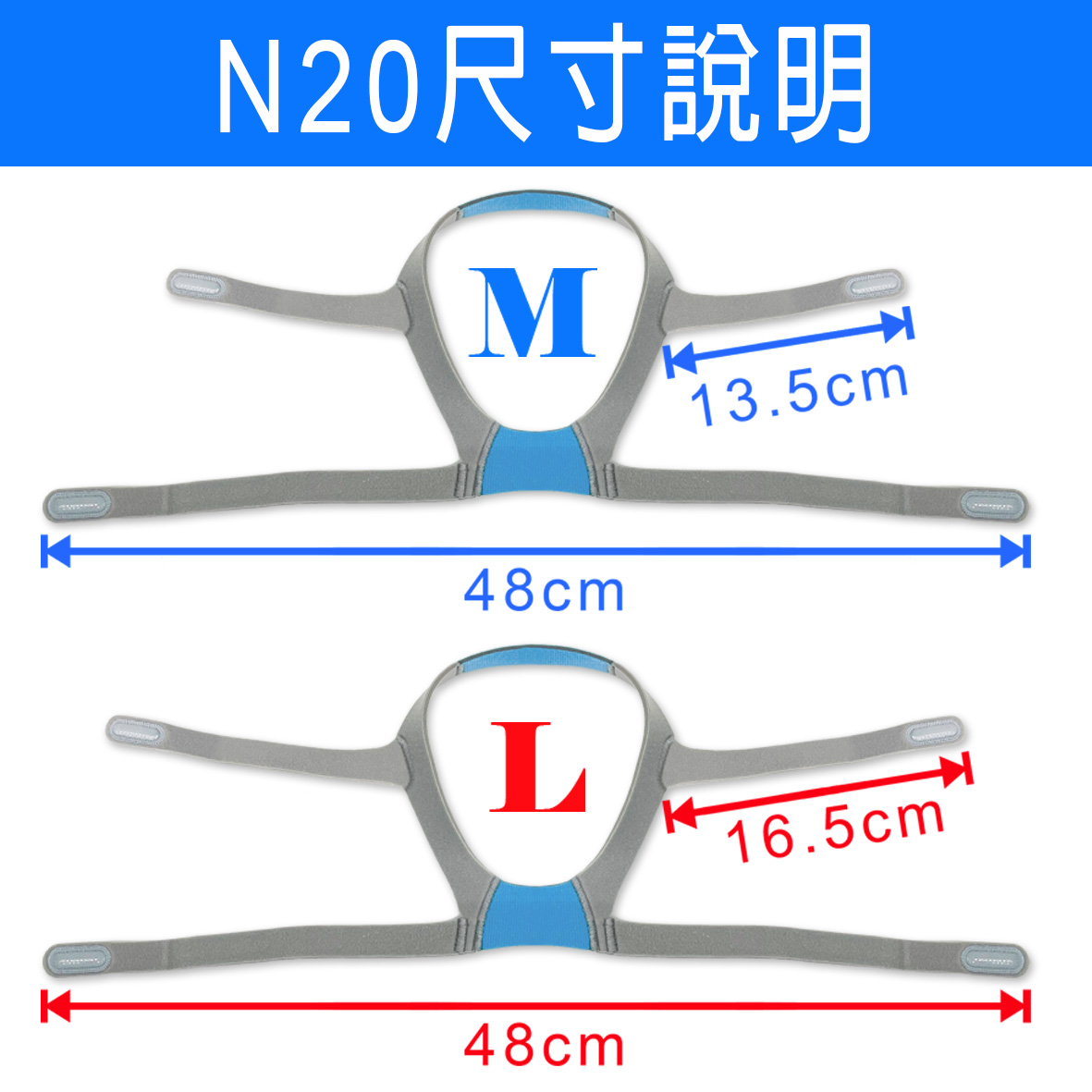 【快速出貨】高品質無異味 萊卡彈性布料紡織品製作 符合Airfit N20頭帶造型平替副廠搭配N20 F20通用磁扣組 | 蝦皮購物
