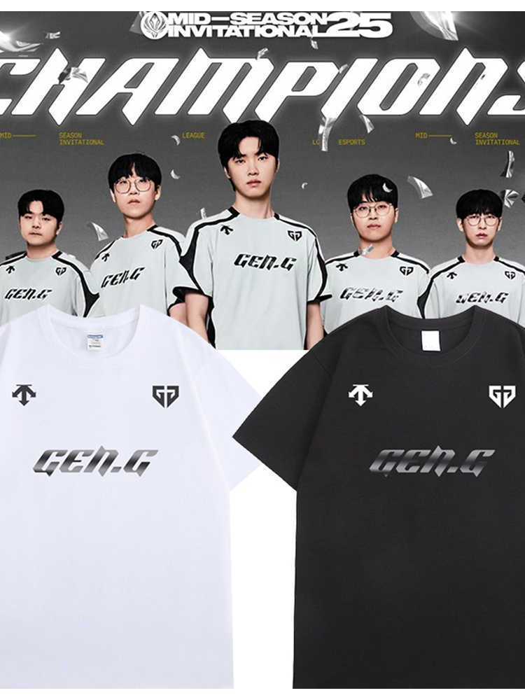 GenG戰隊 LCK2025隊服 MSI出征比賽服 Chovy同款 ruler 電競冠軍紀念服 | 蝦皮購物
