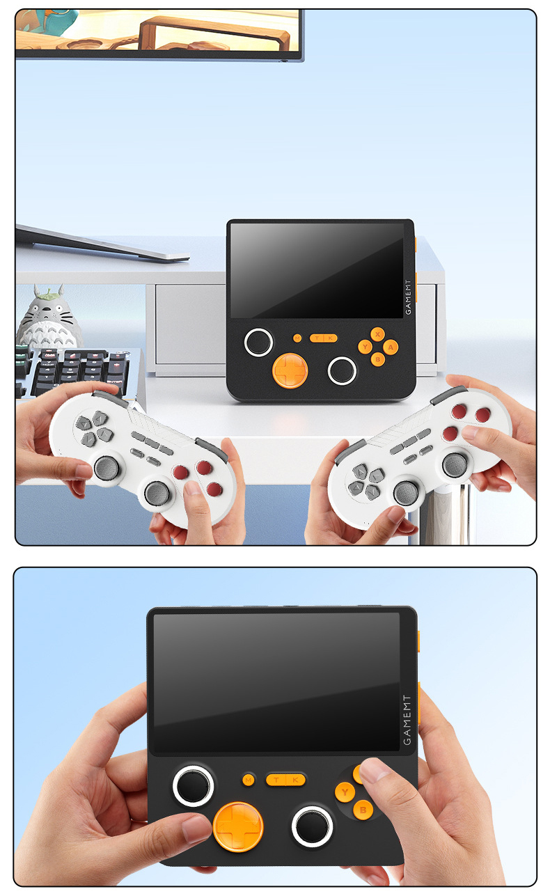 E5Plus掌機 開源雙係統2+16GB掌上遊戲機 復古電玩雙人遊戲機 5吋全貼閤大屏複古街機 懷舊電玩機 迷你手持掌機 | 蝦皮購物