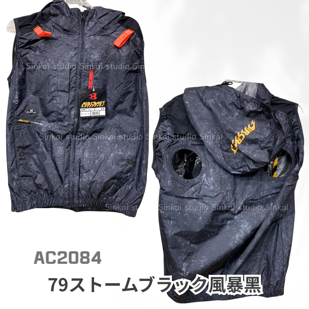 【台灣現貨】免運費 AC2084 2025春夏新款 -10度 隔熱 BURTLE空調服 風扇無袖背心 上背開孔 | 蝦皮購物
