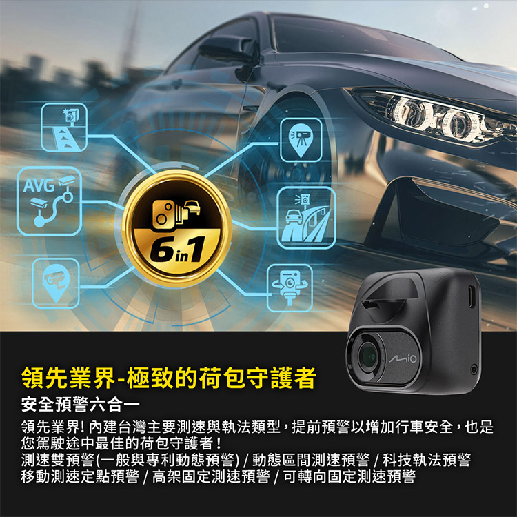 Mio MiVue C595W 星光級 安全預警六合一 GPS WIFI行車記錄器(送-32G卡)R45630 行車紀錄 | 蝦皮購物