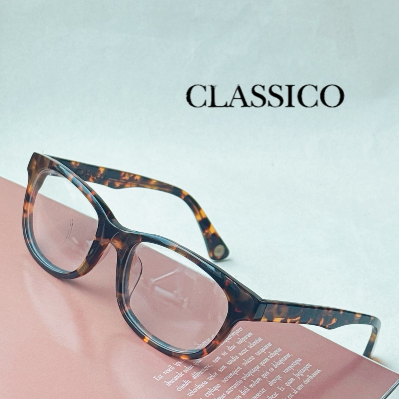 【CLASSICO】復古玳瑁｜方圓框｜學院風｜厚實｜文青｜醋酸纖維｜鏡框｜附原廠盒 | 蝦皮購物